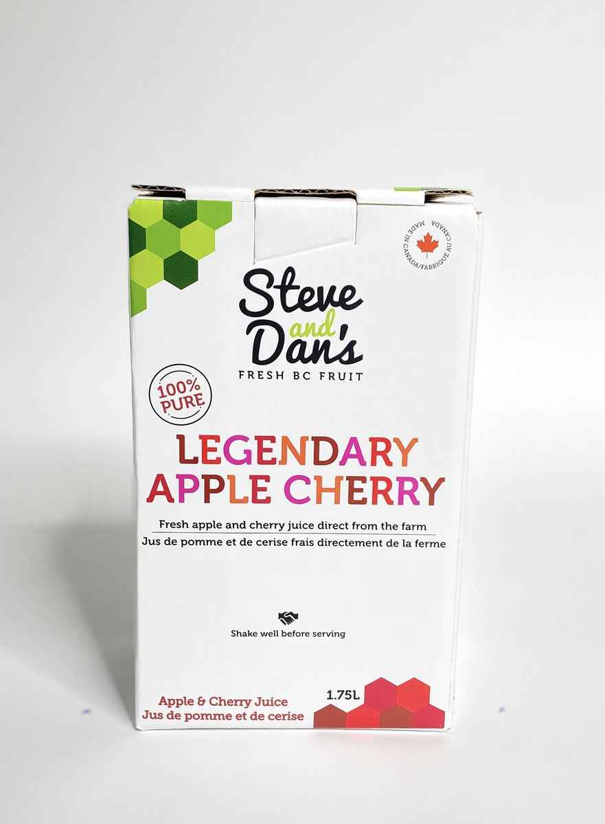 Steve and Dan's 100% Canadian Apple-Cherry Juice | Steve and Dans ...